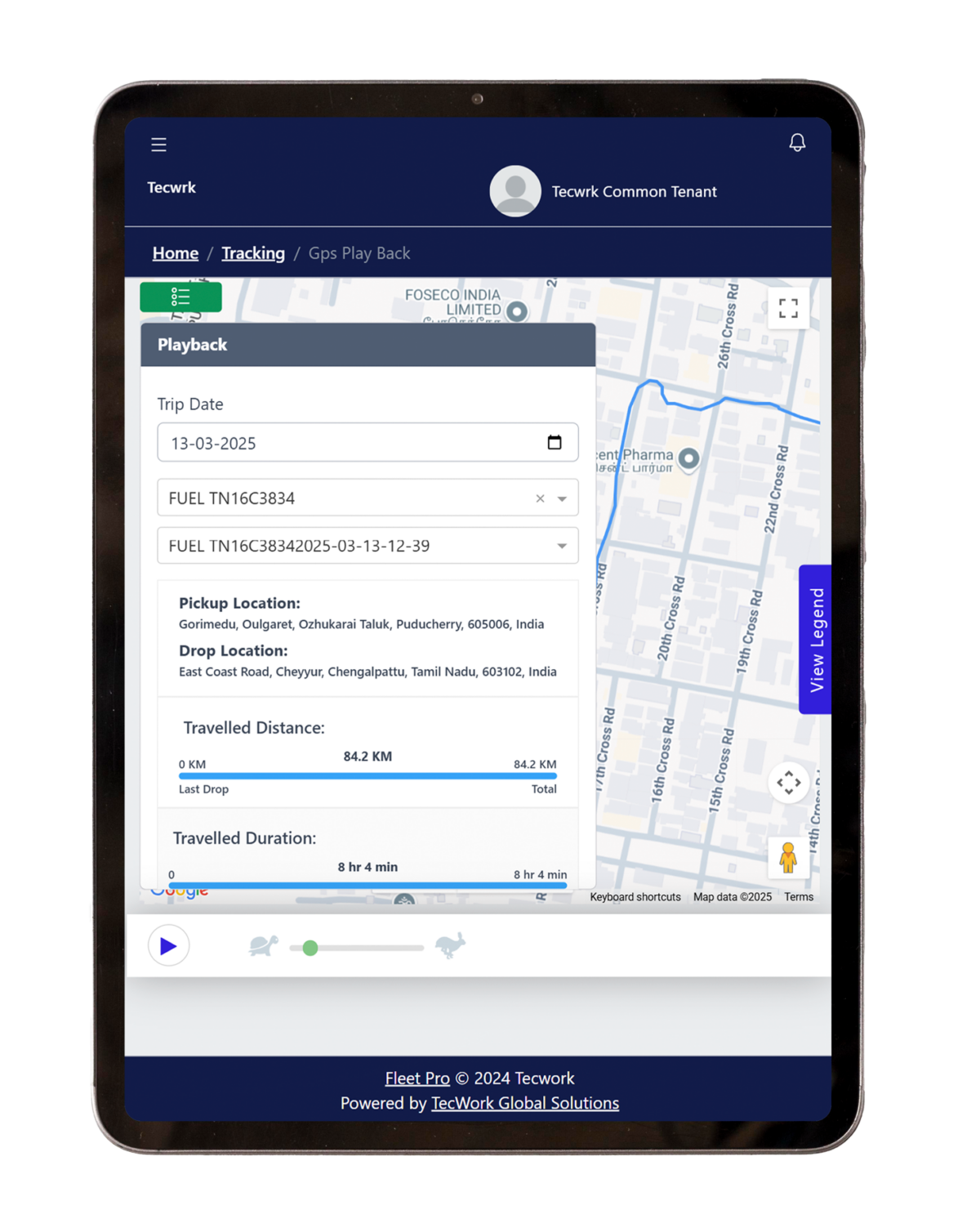 Fleet Playback Tracking | Historical Vehicle Monitoring