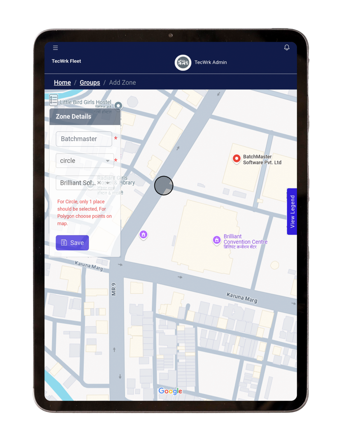 Ward Creation for Fleets | Zone Creation for Fleets